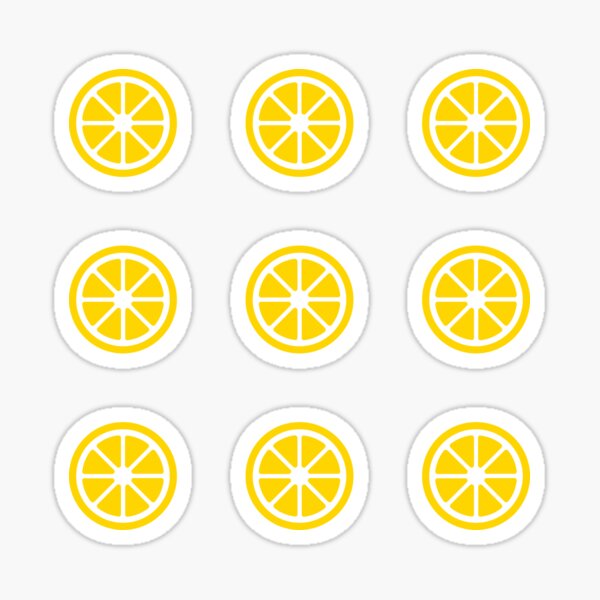 "Lemon sticker pack" Sticker for Sale by IdeasForArtists | Redbubble