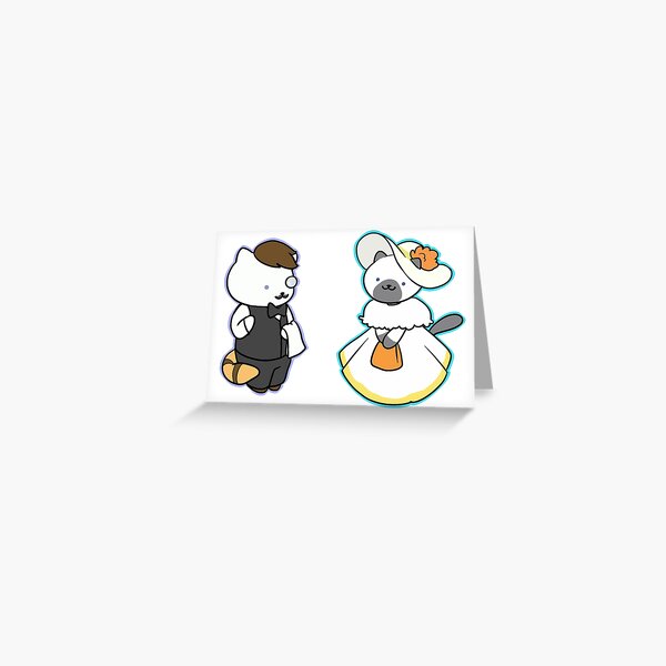 "Jeeves and sapphire " Greeting Card for Sale by Sokapaja | Redbubble