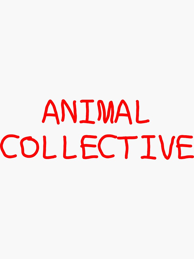 "Animal Collective - Animal Collective" Sticker by ThomasMills- | Redbubble