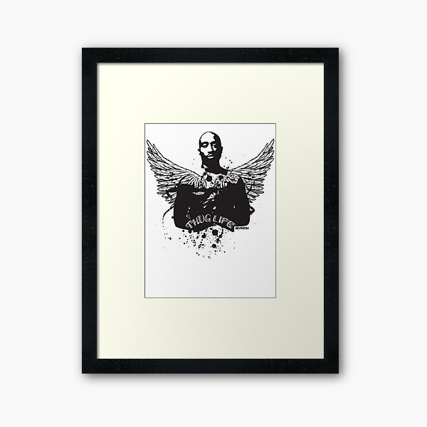 "Thug Angel" Framed Art Print for Sale by MelanieAndujar | Redbubble