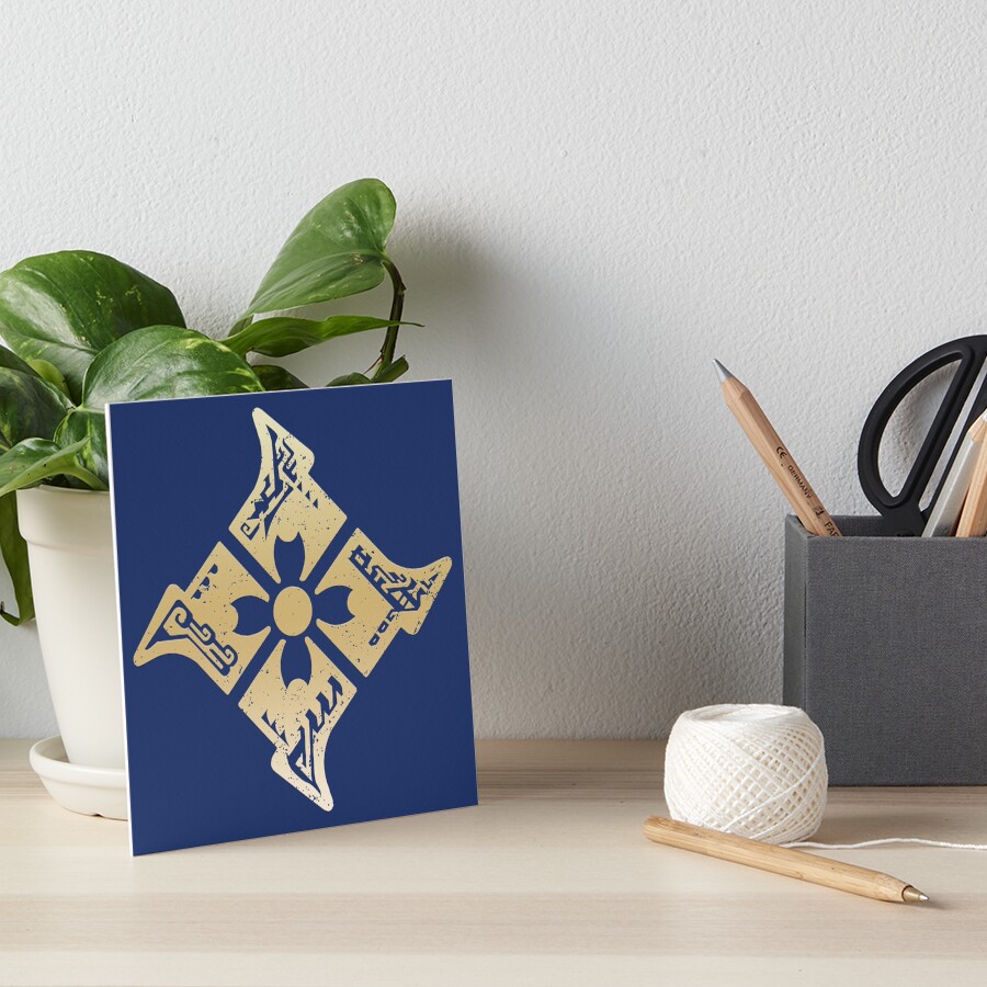 "Monster Hunter Rise - Logo" Art Board Print by Orohs | Redbubble