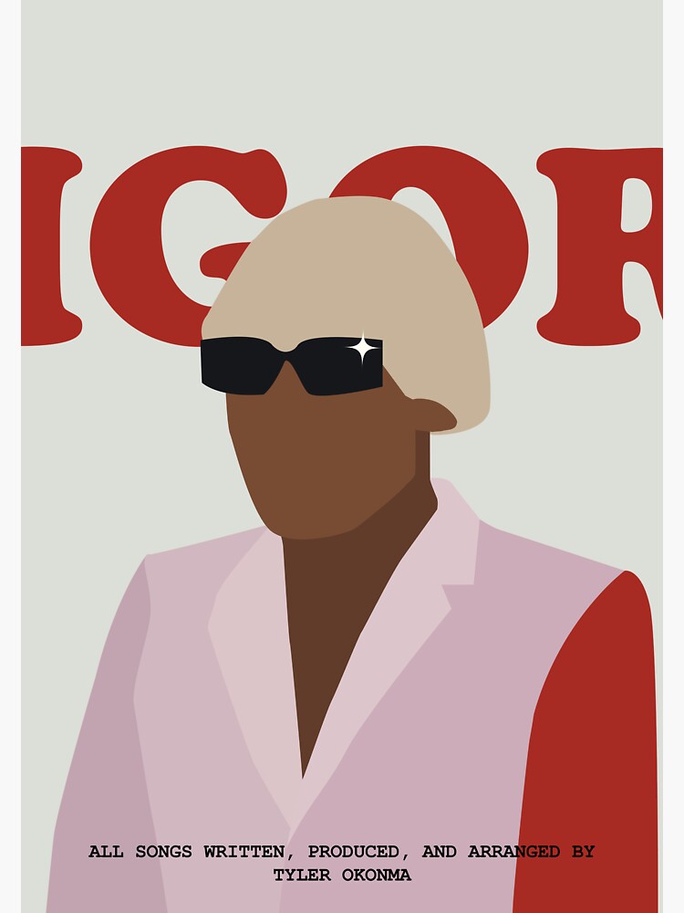 "IGOR Poster" Sticker by fongosaa | Redbubble