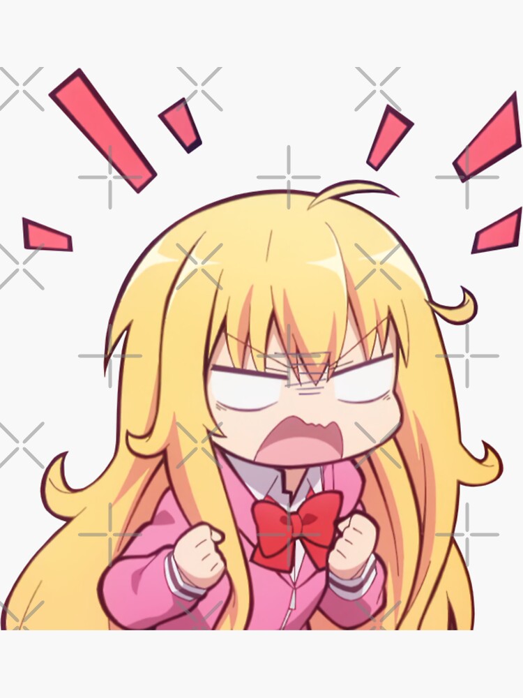 Pegatina «Gabriel Dropout - Gabriel White Tenma Angry Face» de ...