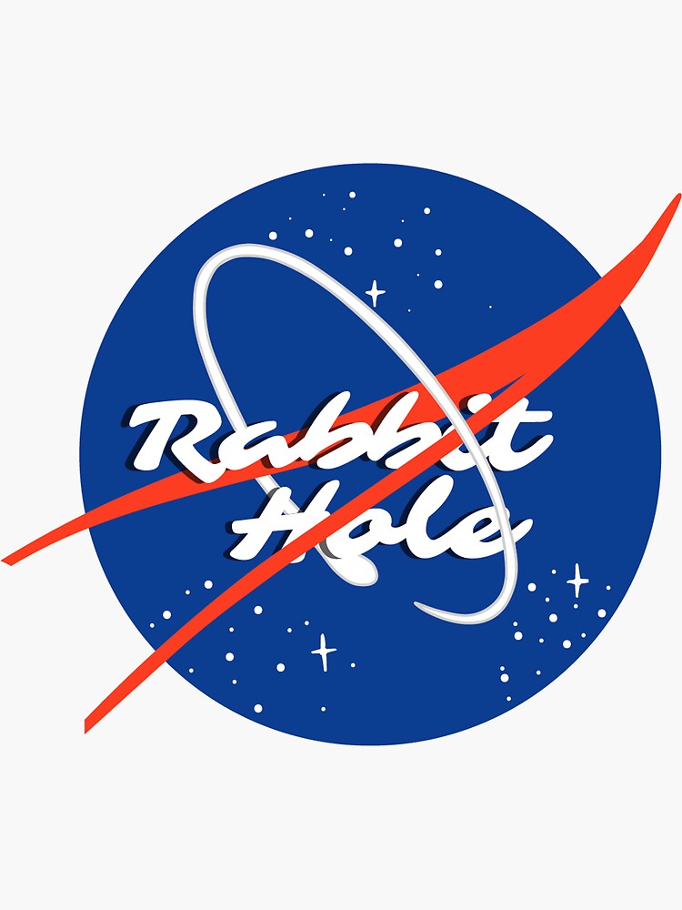 "NASA themed RH logo" Sticker by RHpod | Redbubble