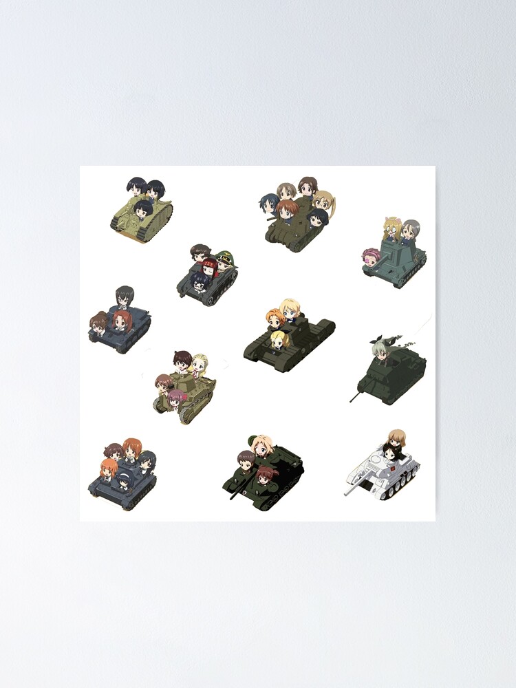 "girls und panzer" Poster for Sale by karimantar | Redbubble