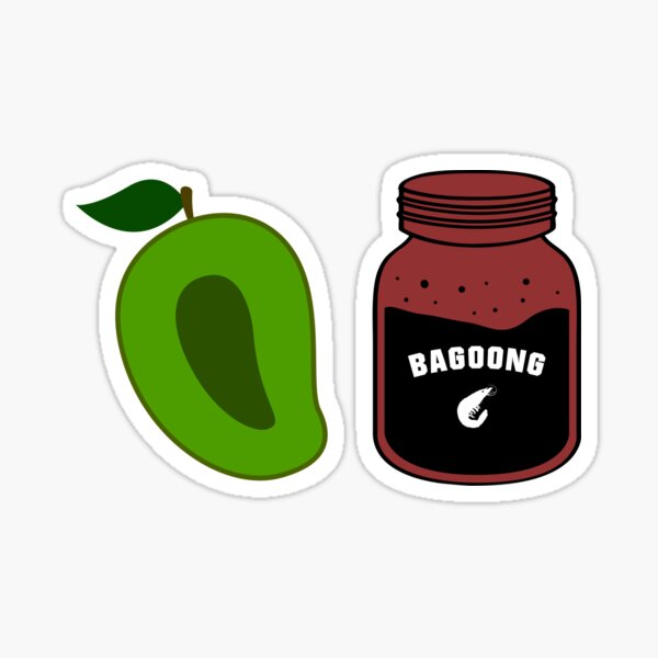 "Mango & Bagoong Funny Filipino" Sticker for Sale by FilipinoMerch ...