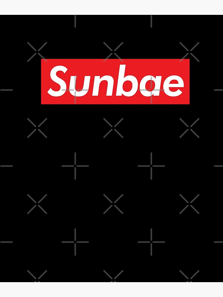 "Sunbae 선배 Korean Culture Respect Hoobae Korean K-Pop K-Drama" Art ...