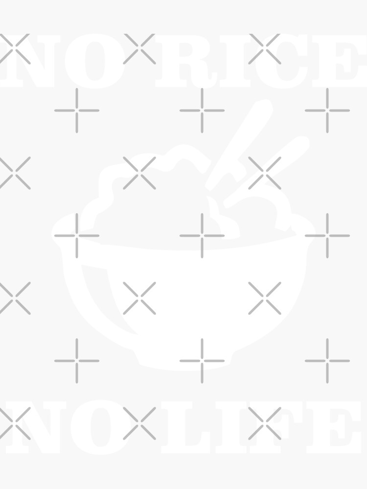 "No Rice No Life Funny Filipino" Sticker for Sale by FilipinoMerch ...