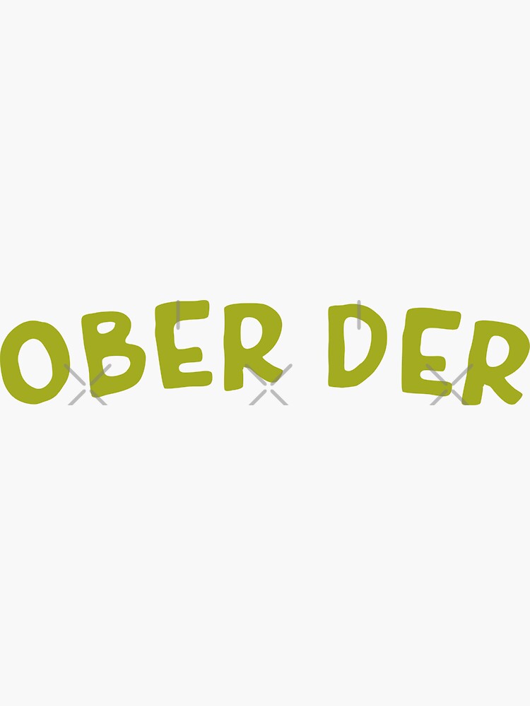 "Ober Der Funny Filipino" Sticker for Sale by FilipinoMerch | Redbubble
