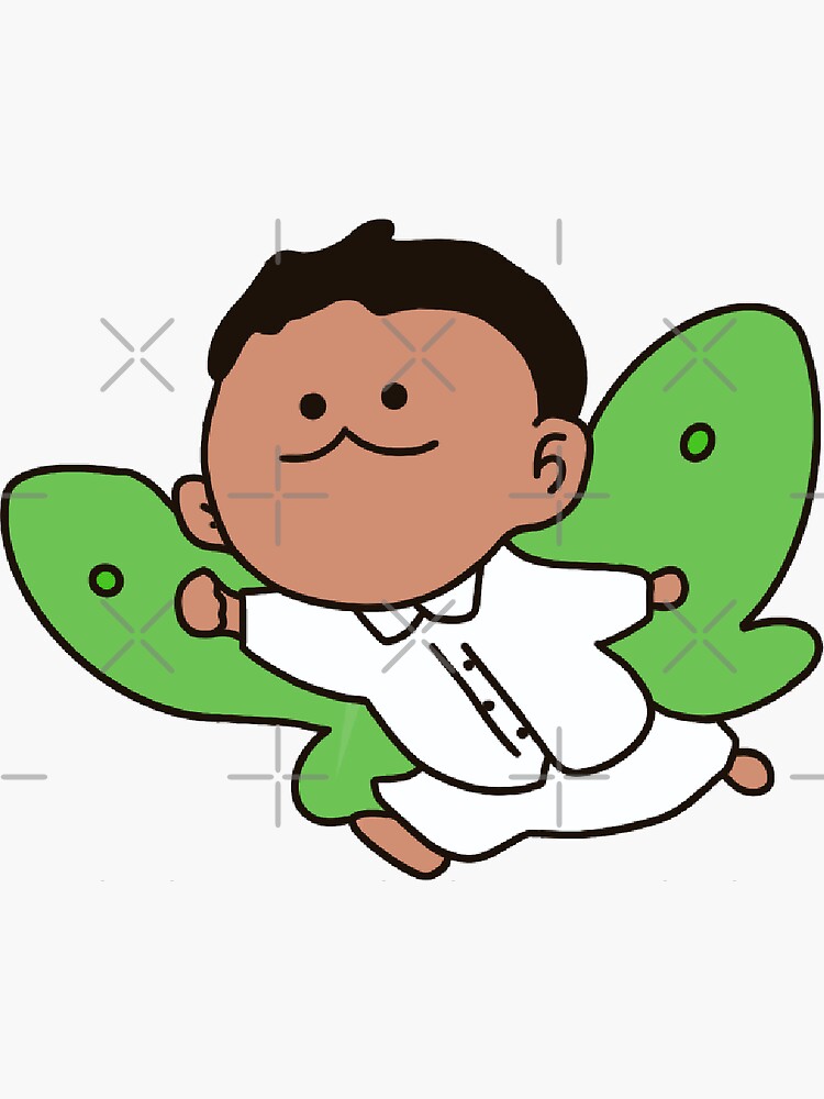 "Phil as a butterfly (green) | The Promised Neverland" Sticker for Sale ...