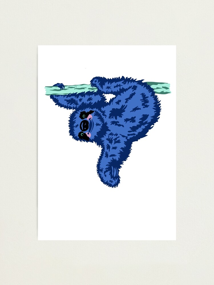 Lámina fotográfica «Seth Sloth colgando de un árbol» de NattyDesigns ...