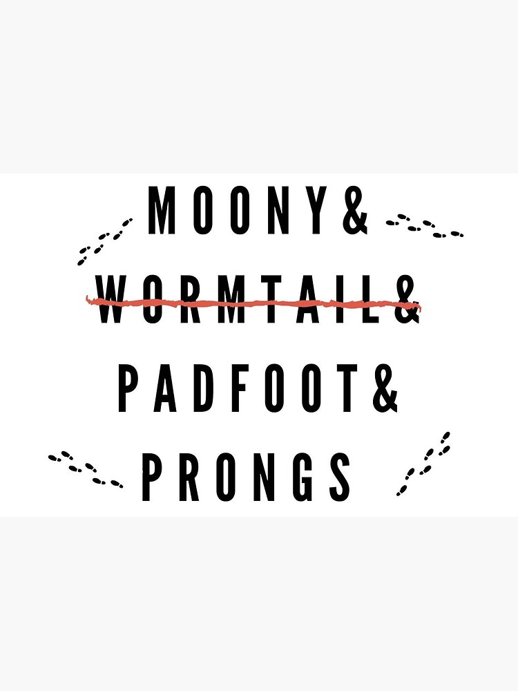 "Moony, wormtail, Padfoot, and prongs" Sticker for Sale by Ella-sickles ...
