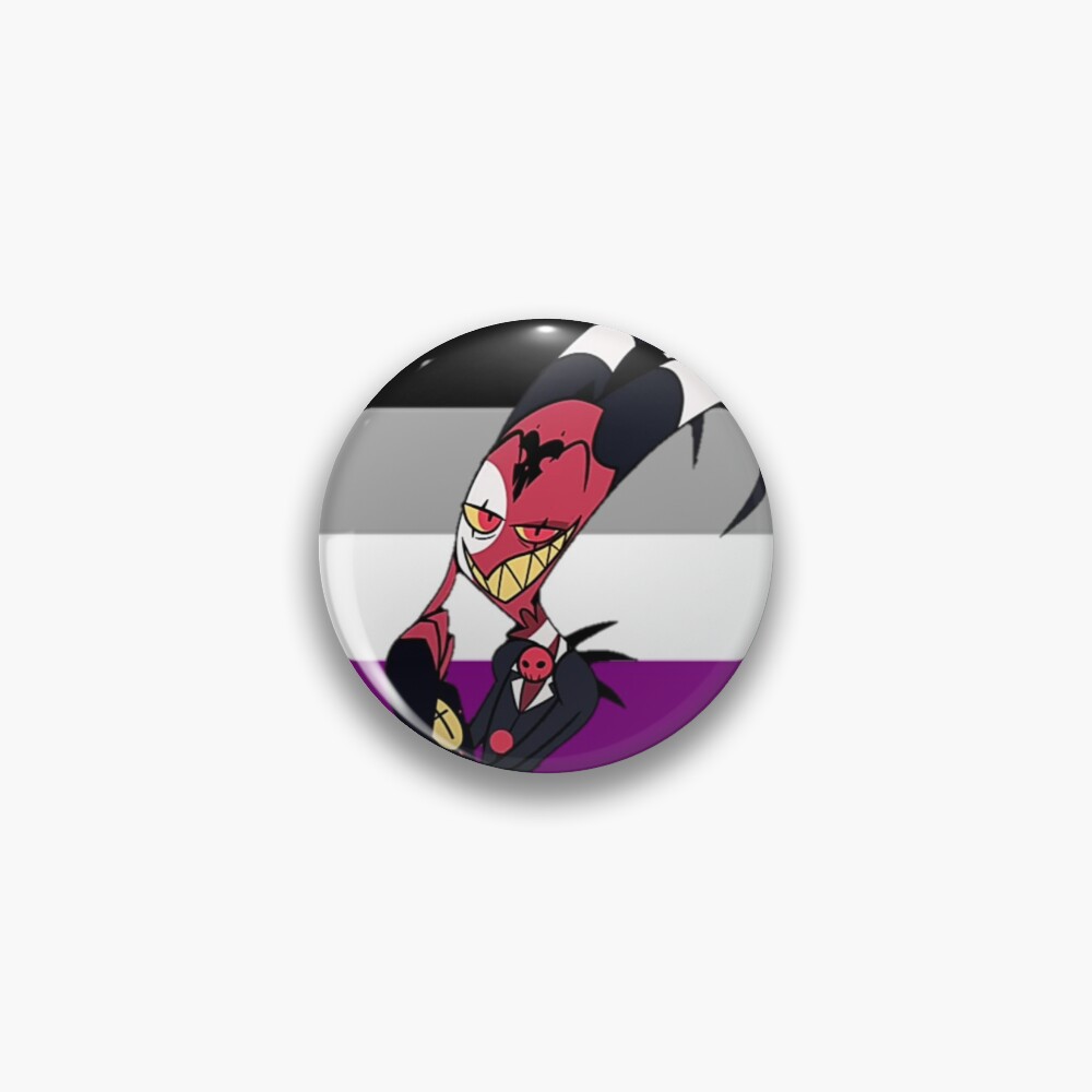 "Blitzo asexual Pin " Pin for Sale by Cosplayshin | Redbubble