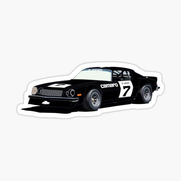 "1974 IROC Camaro" Sticker for Sale by Maxyenko | Redbubble