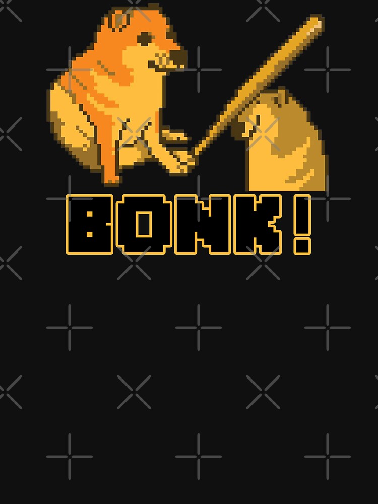 "Cheems Bonk Meme PixelArt" T-shirt for Sale by Altohombre | Redbubble ...