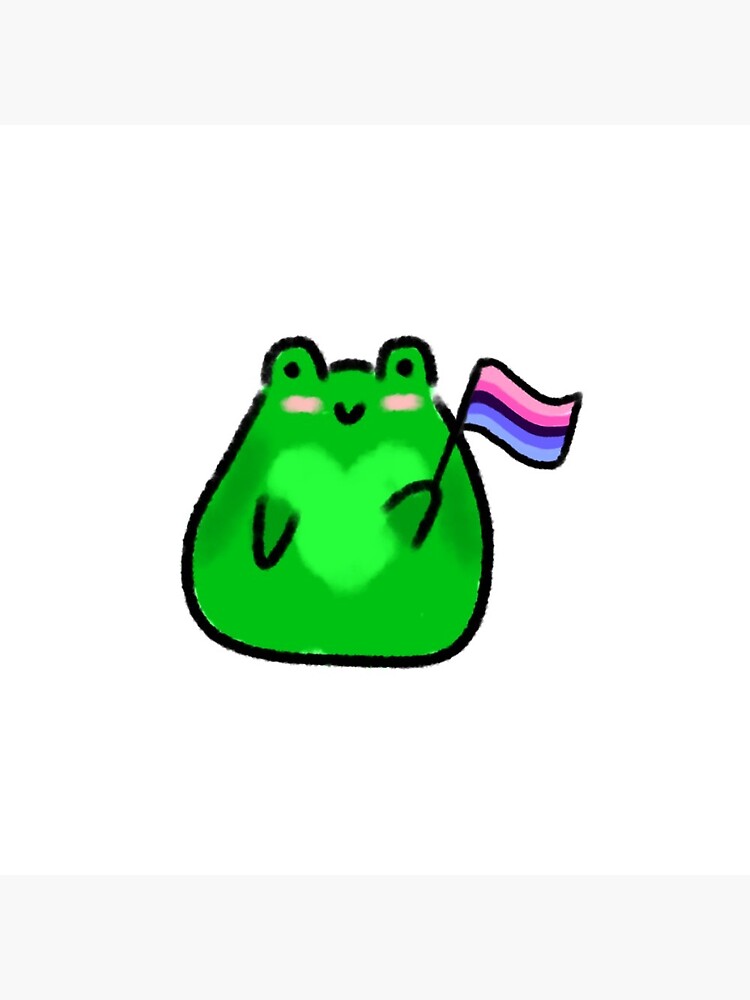 Chapa «rana Con Bandera Omnisexual De Vanillahoney Redbubble