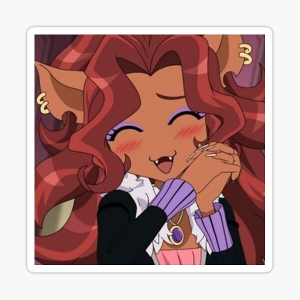 "anime clawdeen" Sticker by batwinqs | Redbubble