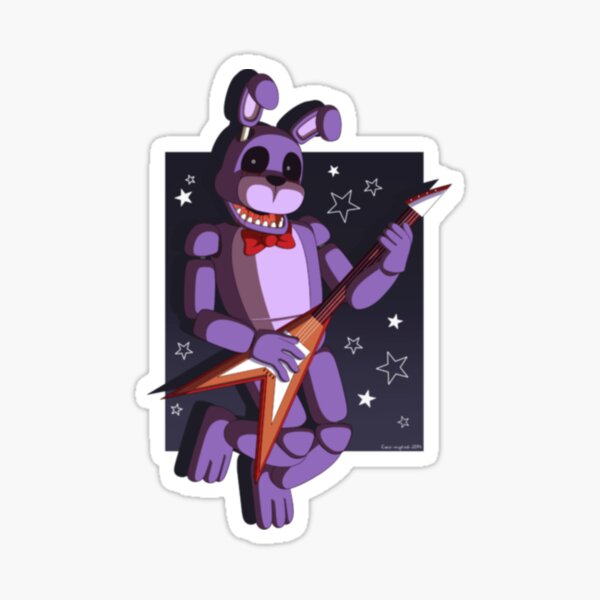 "Fnaf bonnie " Sticker for Sale by Minuber07 | Redbubble