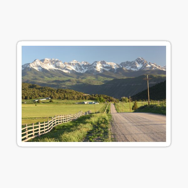 "The Scenic Route" Sticker by glasere | Redbubble