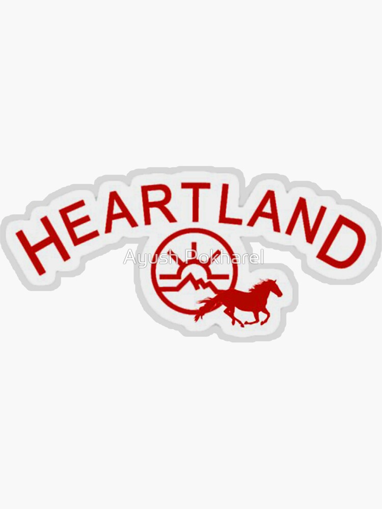 "Heartland Classic collage design Heartland Canada" Sticker for Sale by ...
