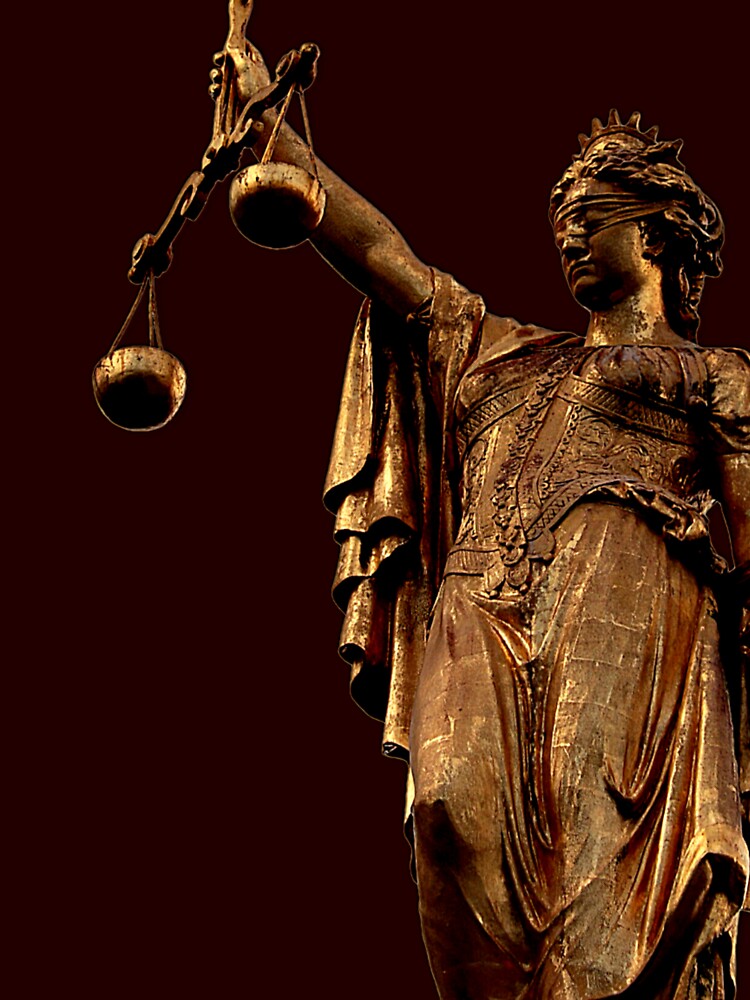 "Dark Lady Justice" Sticker by ObscuraMythos | Redbubble