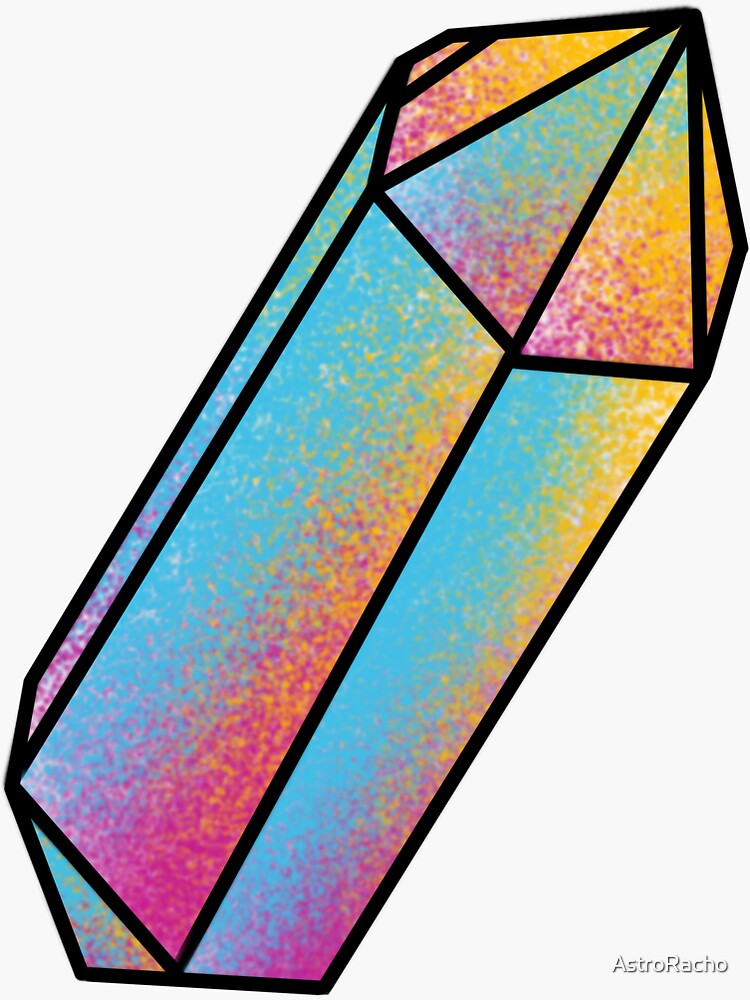 "Pan Crystal" Sticker for Sale by AstroRacho | Redbubble