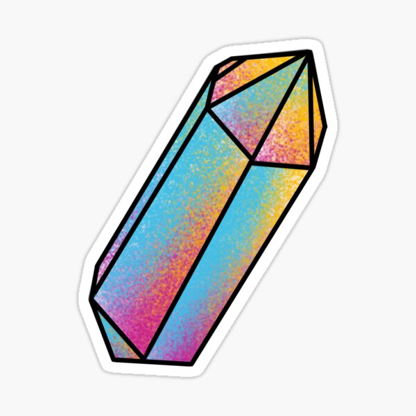"Pan Crystal" Sticker for Sale by AstroRacho | Redbubble