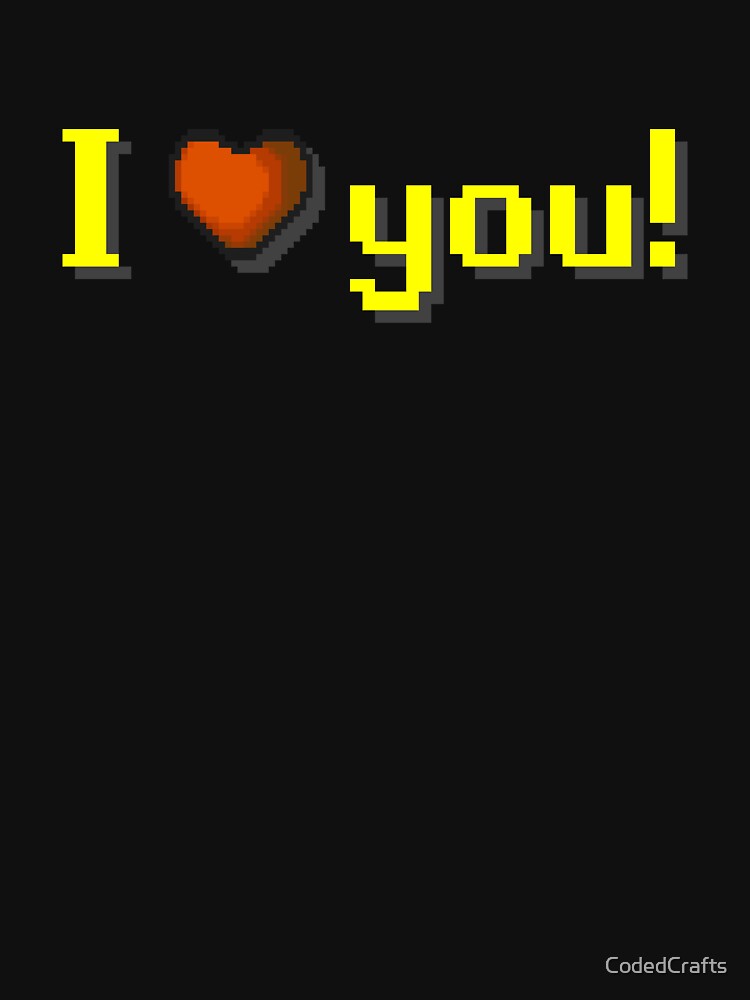 "Old School Runescape "I Love You" Classic Gaming Print" T-shirt by ...