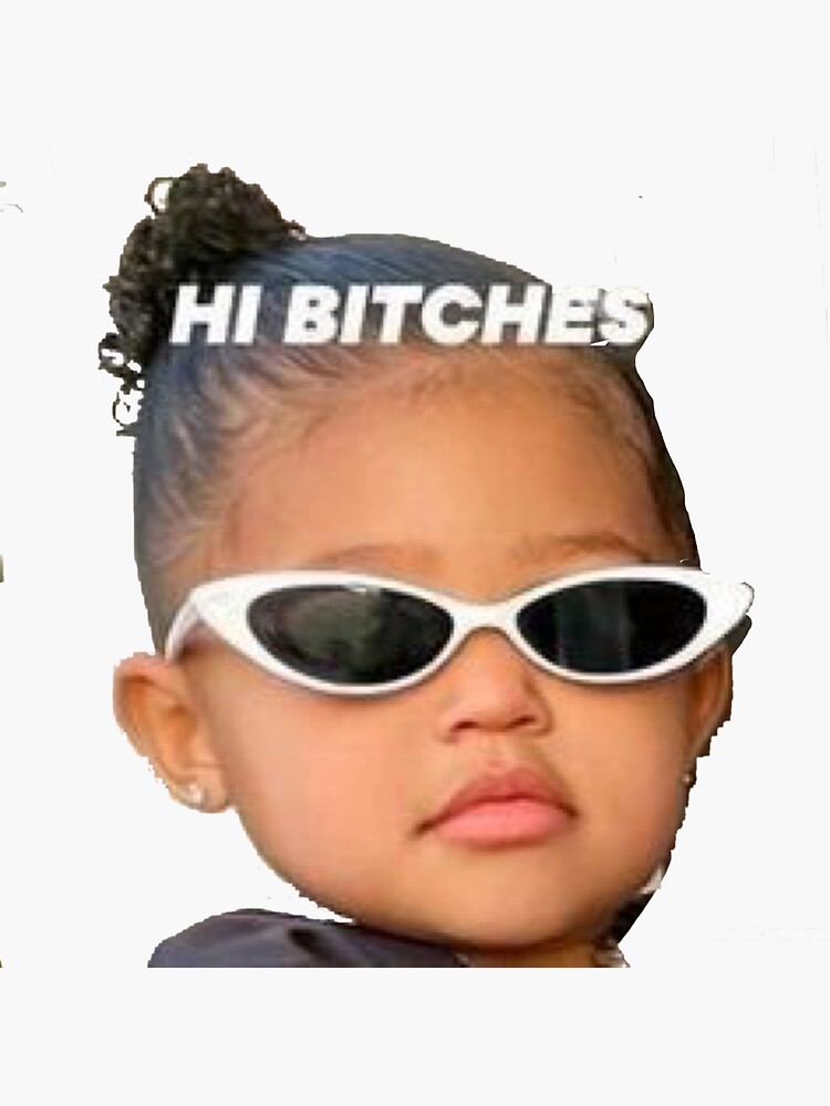 "Stormi Meme" Sticker by abbeyseguin | Redbubble