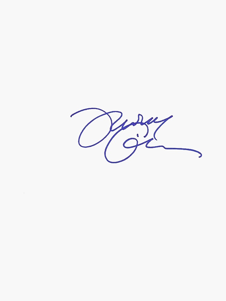 "thomas gibson autograph" Sticker for Sale by sageackerman | Redbubble