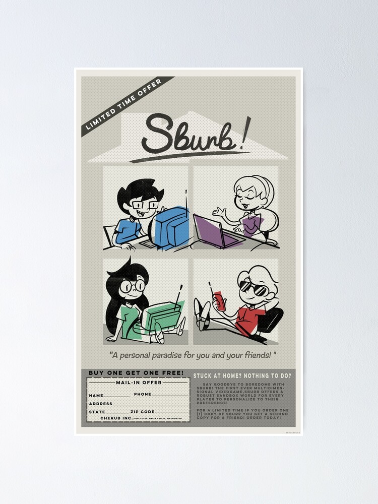"Sburb!" Poster for Sale by spacesauce2 | Redbubble