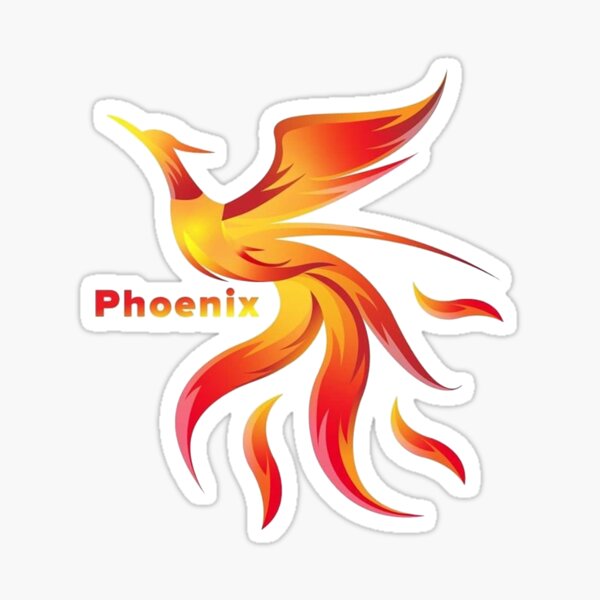 "phoenix" Sticker for Sale by jamasriadi | Redbubble
