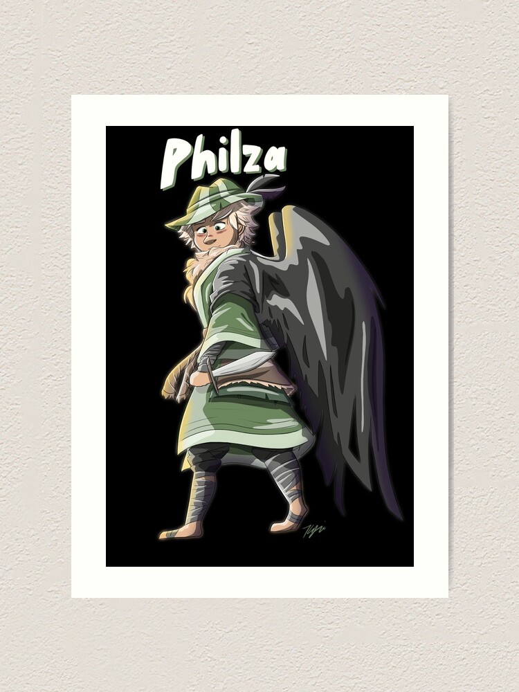 "Philza Character Dream SMP Art Minecraft Philza Title" Art Print by ...