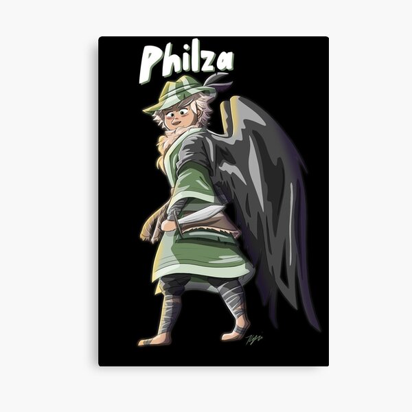 "Philza Character Dream SMP Art Minecraft Philza Title" Canvas Print ...