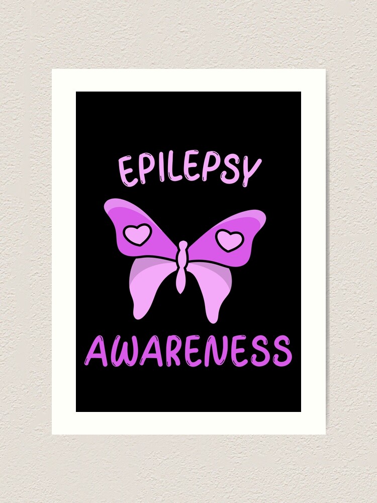 "Purple Butterfly Emoji Cute Kawaii Epilepsy Awareness - Epilepsy ...