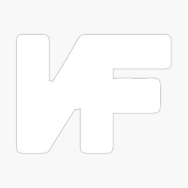 " Nf Real Music Logo" Sticker by zizom717 | Redbubble