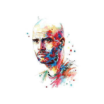"Art Guardiola Illustration" Sticker for Sale by shaomana | Redbubble