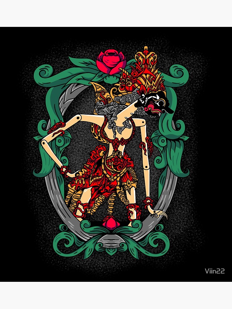 "javanese culture heroes, wayang kulit gagrag, art in Java, Indonesia ...