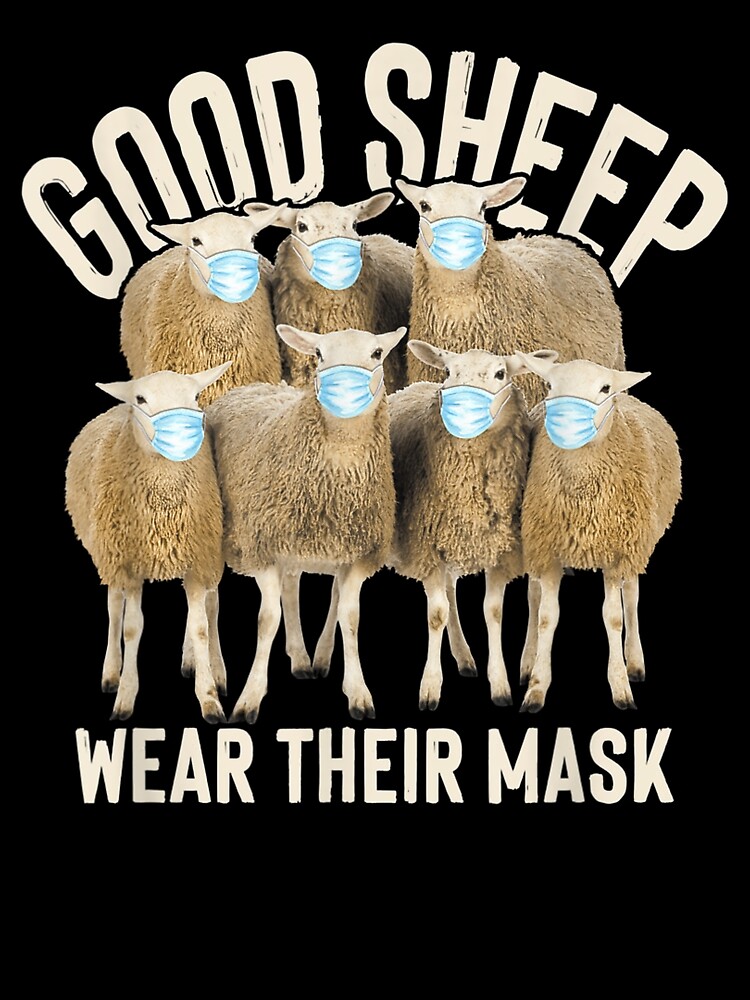 "Good Sheep Wear Their Mask Sweet Sheep Gifts" Poster for Sale by ...