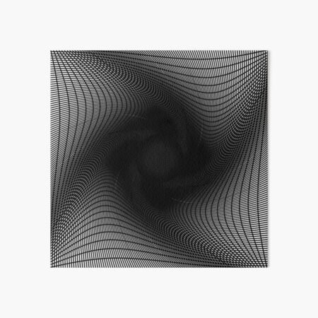 "twisted mesh black hole spin rotate strings optical illusion " Art ...