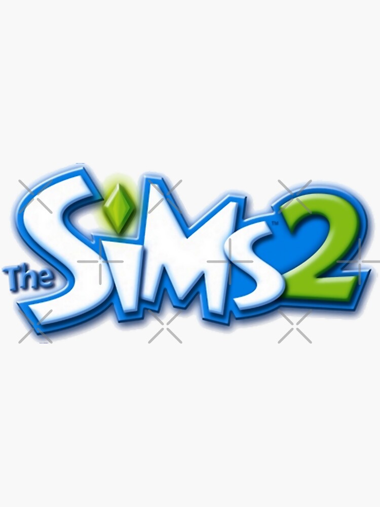"The Sims 2 logo" Sticker for Sale by JaroNT | Redbubble
