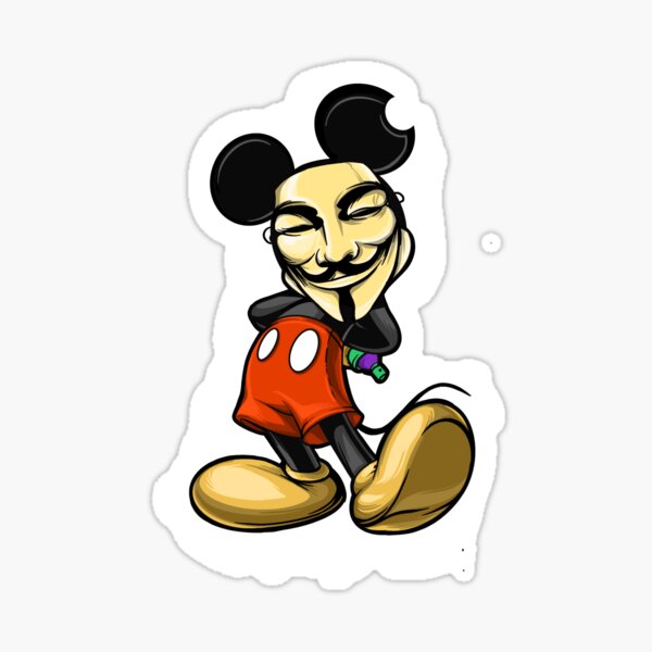 "Anaheim Anonymous mouse graffiti artist" Sticker for Sale by iannyuk ...