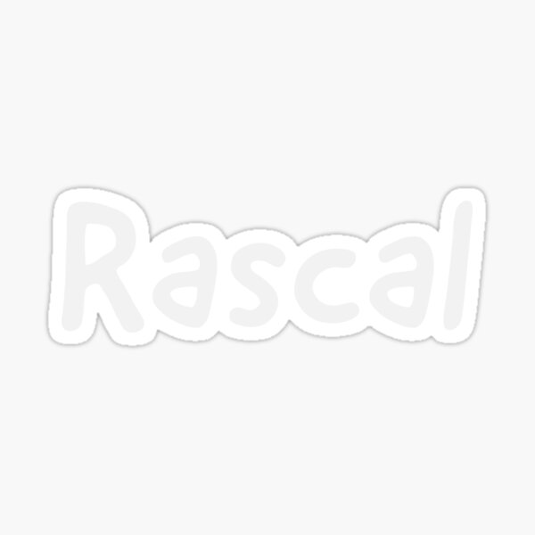 "Rascal" Sticker for Sale by Dribble1 | Redbubble