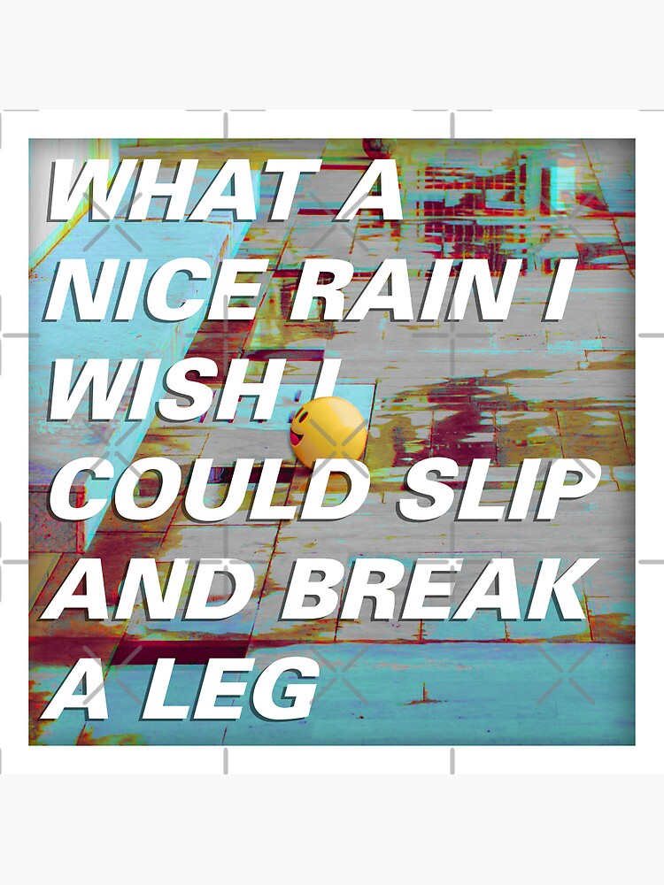 "Break a leg" Sticker for Sale by daveisaframe | Redbubble