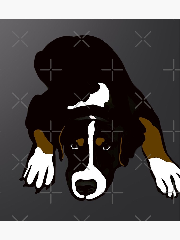 "Swissy Mountain Dog" Greeting Card for Sale by Karen Harding | Redbubble