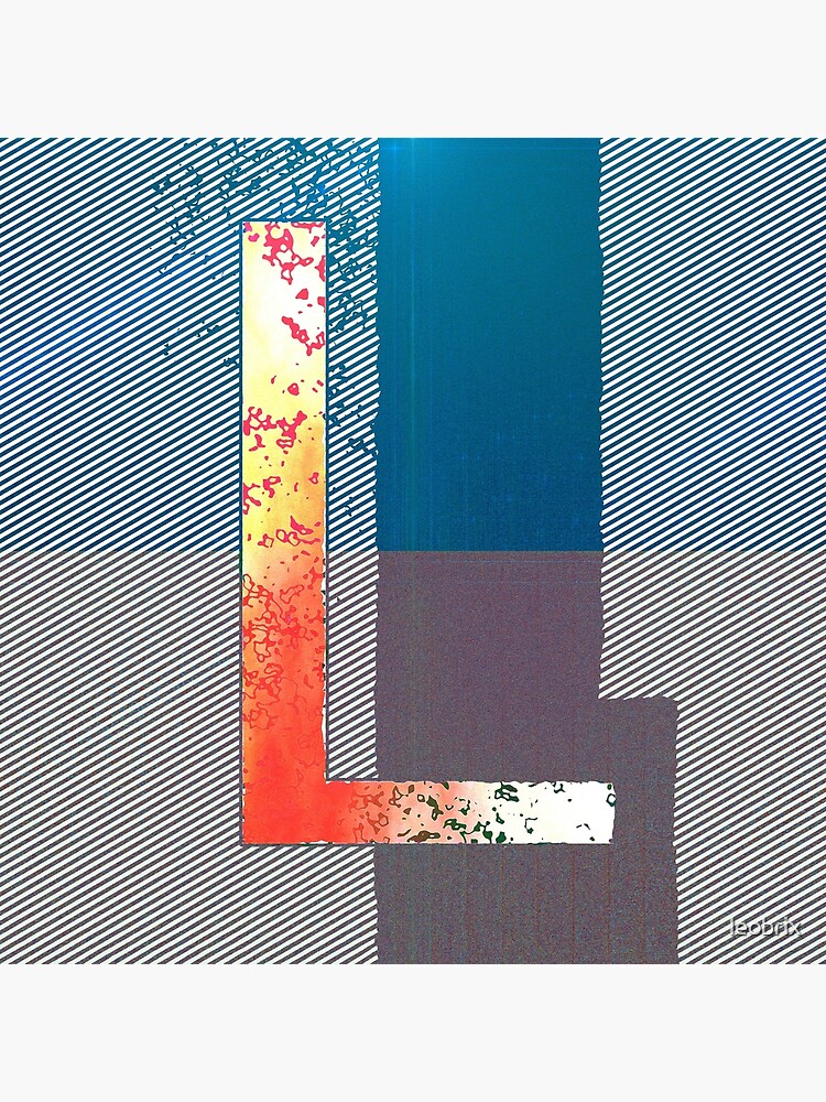 Póster «Letra mayúscula L.» de leobrix | Redbubble