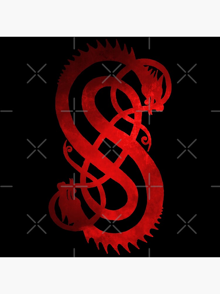 "Loki Symbol red" Poster by geoceltic | Redbubble