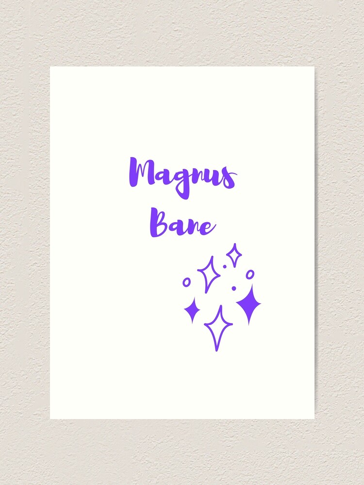 "Magnus Bane aesthetic shadowhunters" Art Print for Sale by xalways15 ...