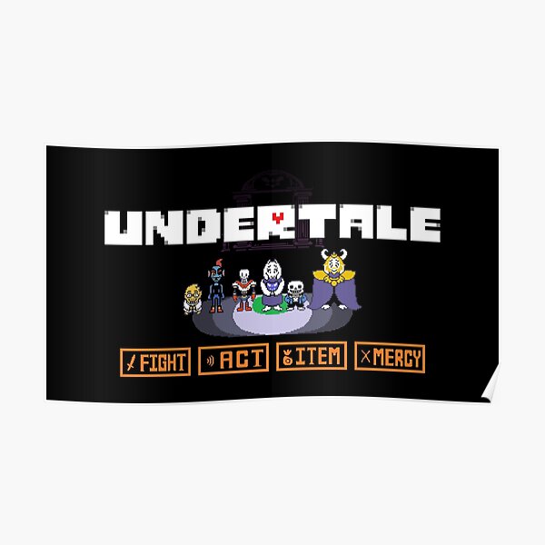 "Undertale " Poster by CoolPenguinz | Redbubble
