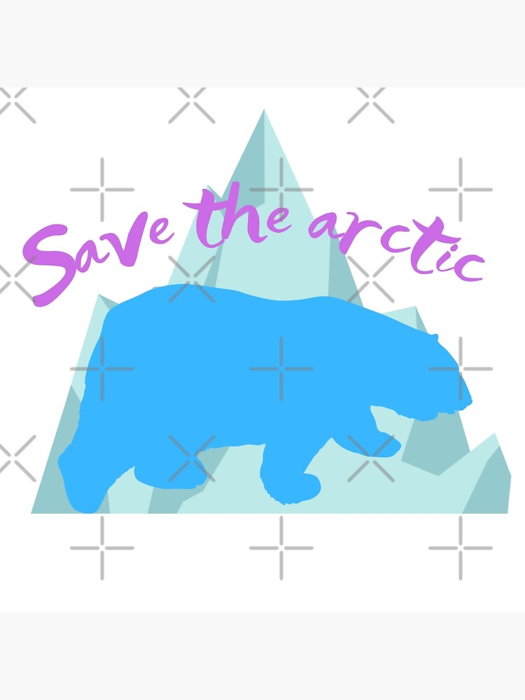"Save the arctic 2021 polar bear " Poster by Socool101 | Redbubble